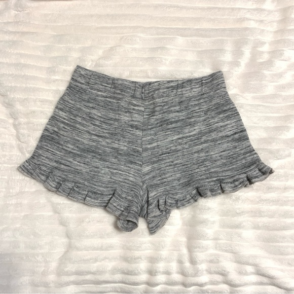 Bobbie Brooks | Shorts | Grey Ruffle Micro Mini Shorts Sleep Shorts ...